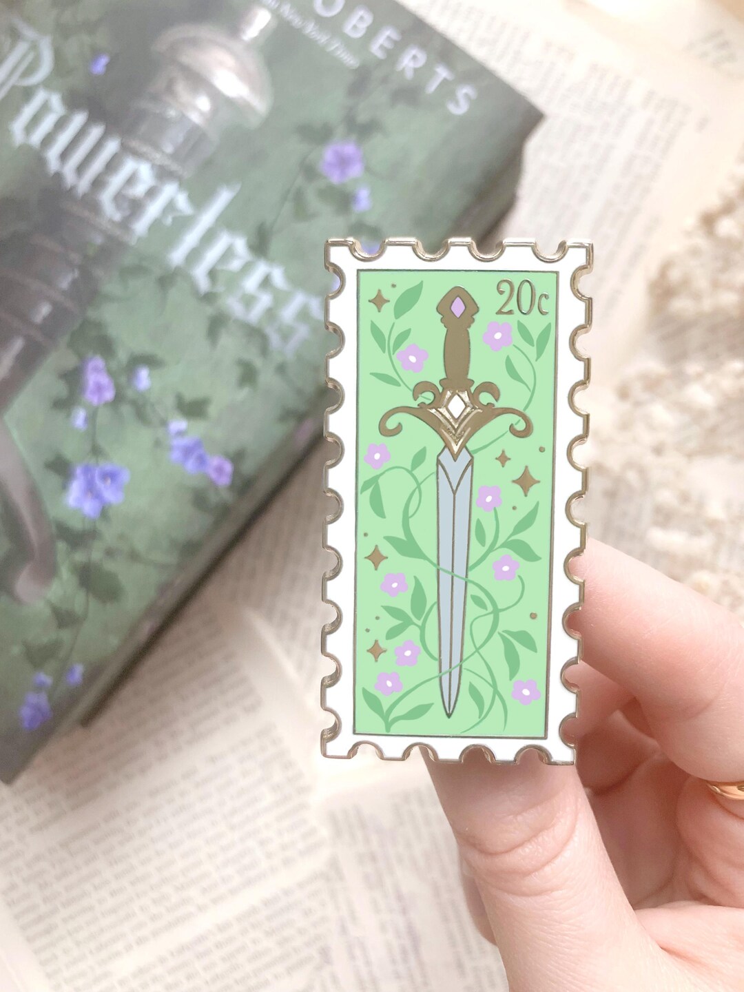 Pin-sword Stamp - Etsy