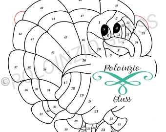 Turkey Digital Stained Glass Pattern Includes Printable Pages and ...