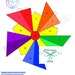 Pinwheel Stained Glass Pattern Commercial Hobby Use PDF PNG Digital ...