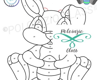 Egg Basket Stained Glass Pattern Commercial or Hobby Use Digital PDF ...