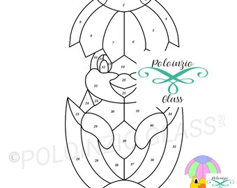 Gingerbread House Stained Glass Pattern Digital PDF PNG Download - Etsy