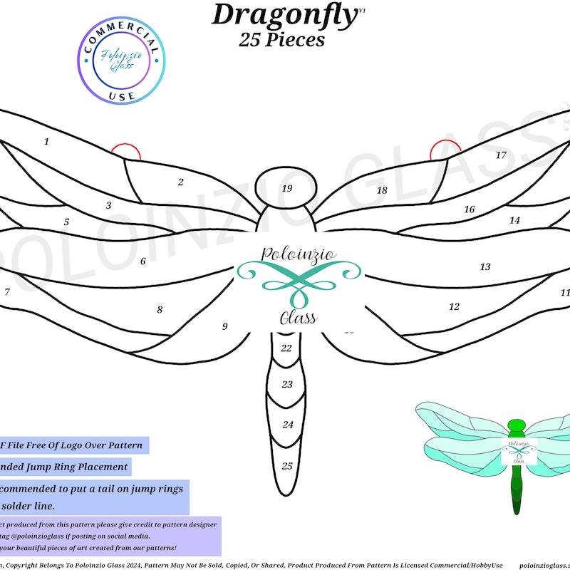 Fly Stained Glass Lamp - Etsy