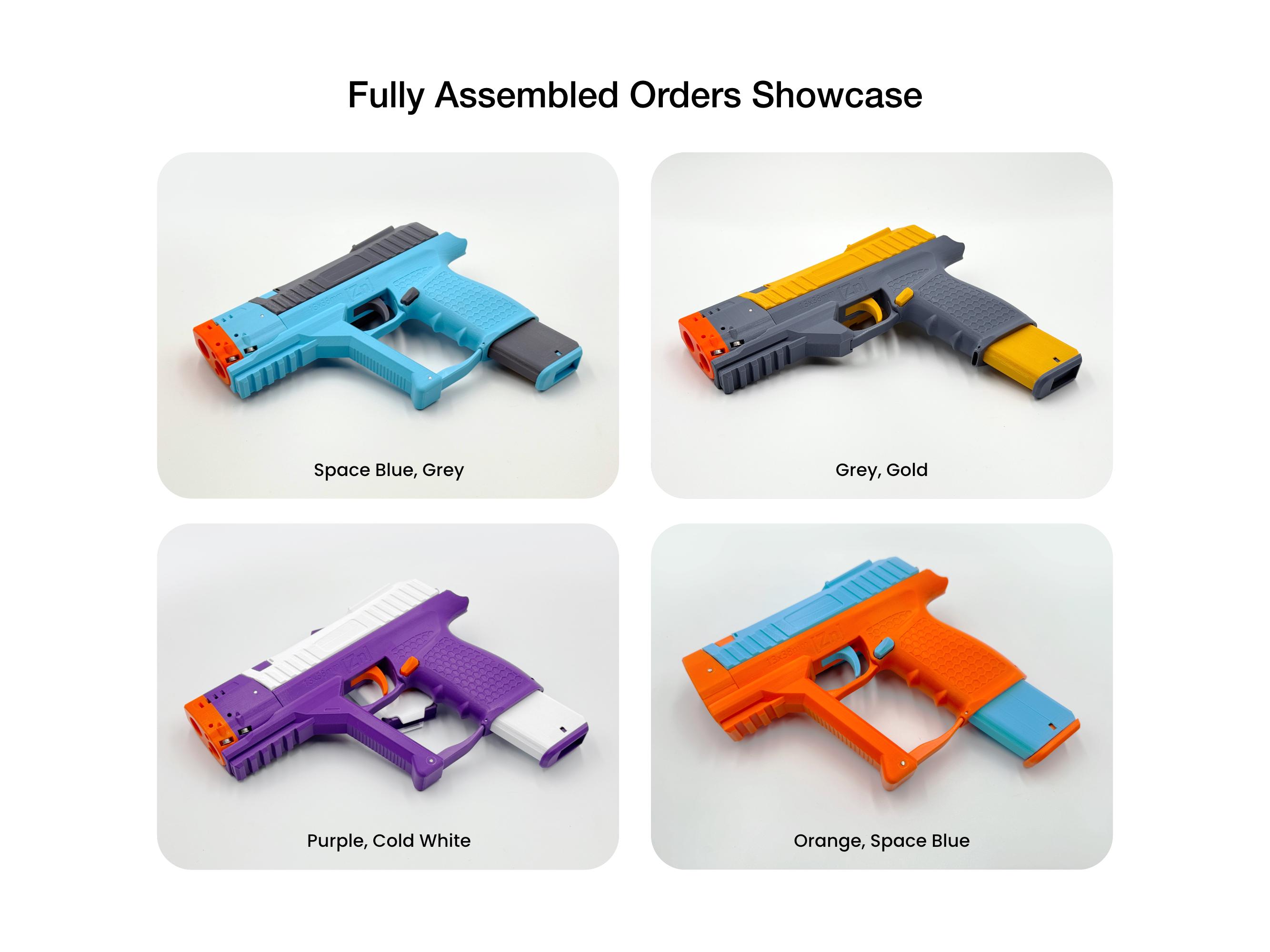 Pistola Nerf Znc Aus - Lanzador de dardos de espuma de alta potencia ...