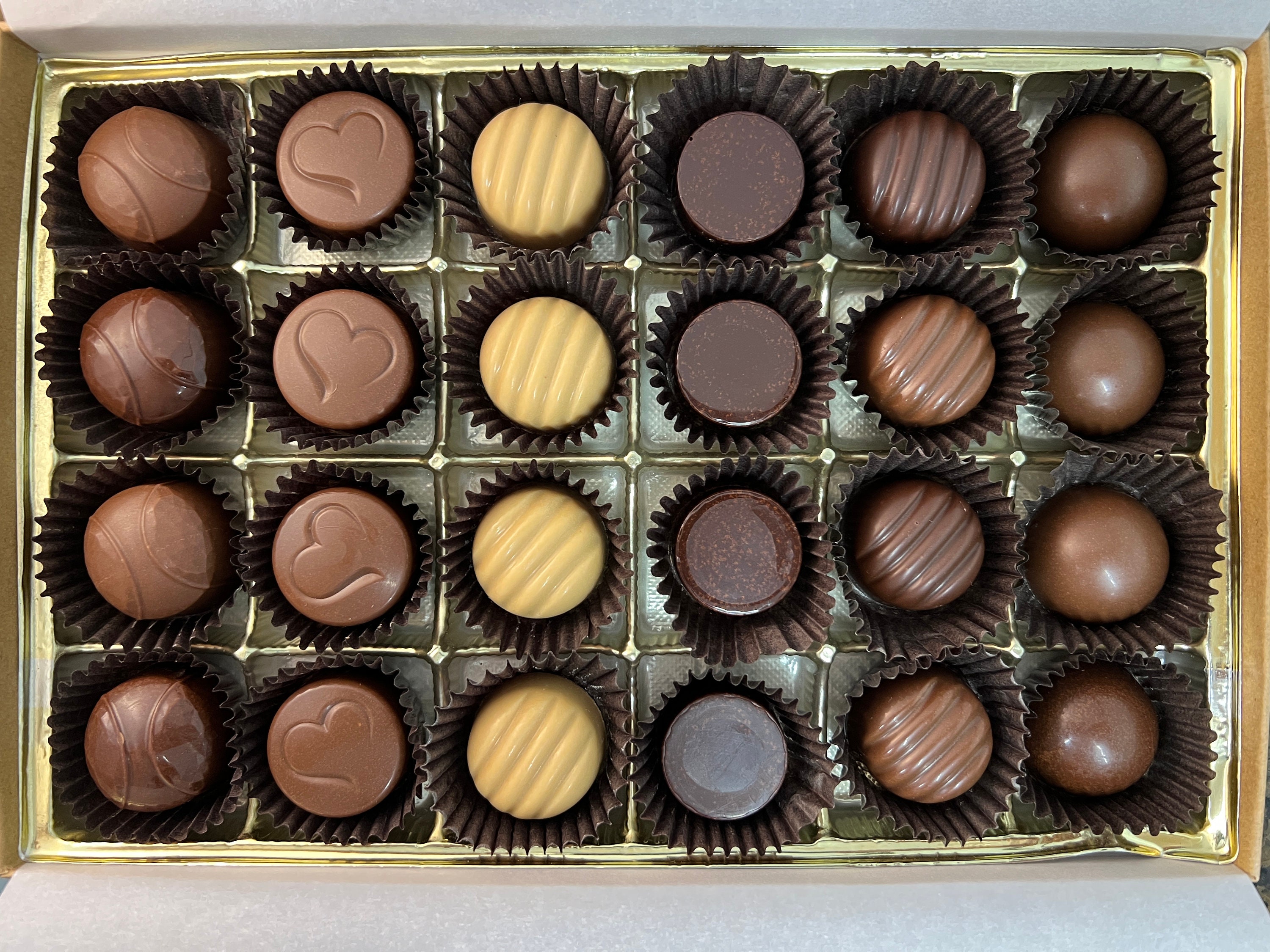 24 Pc Super Delicious Assorted Belgian Chocolate Bon Bons ! - Etsy