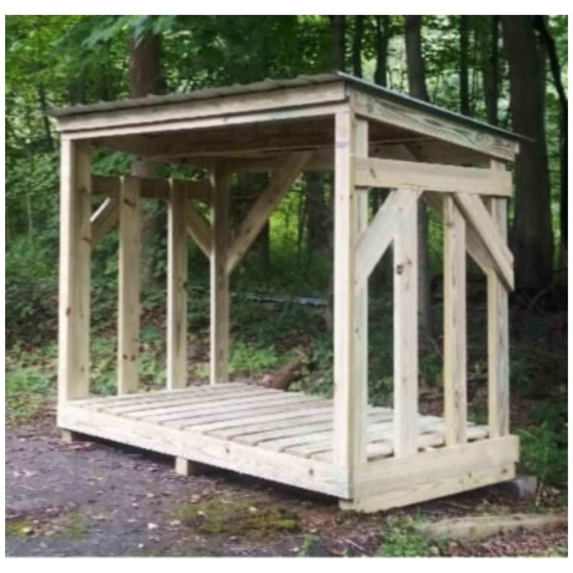 1.4 FC full Cord Woodworking Shed Plan, DIY Shed Plans, Modern Small ...