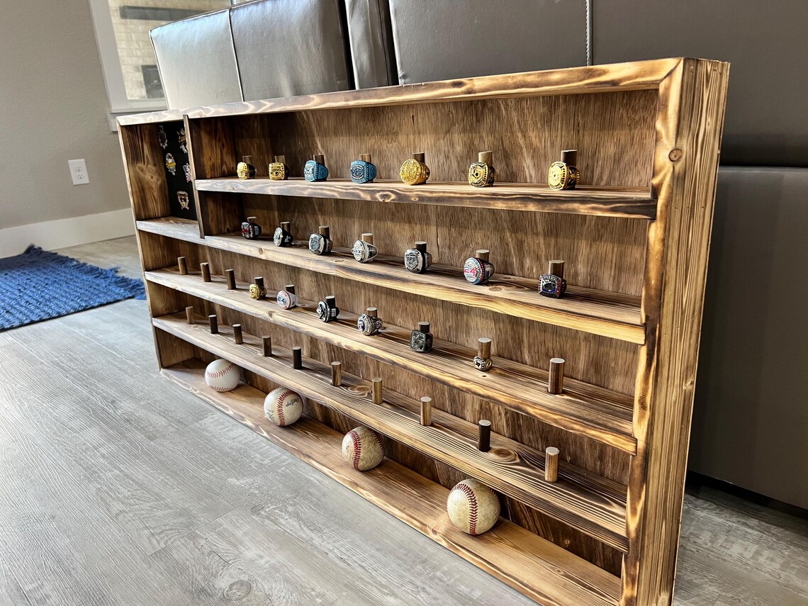 Flag Baseball Ring Display, Sports Ring Display, Ring Display Holder ...