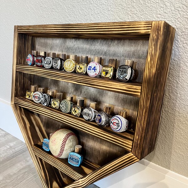 Baseball Ring Display - Etsy