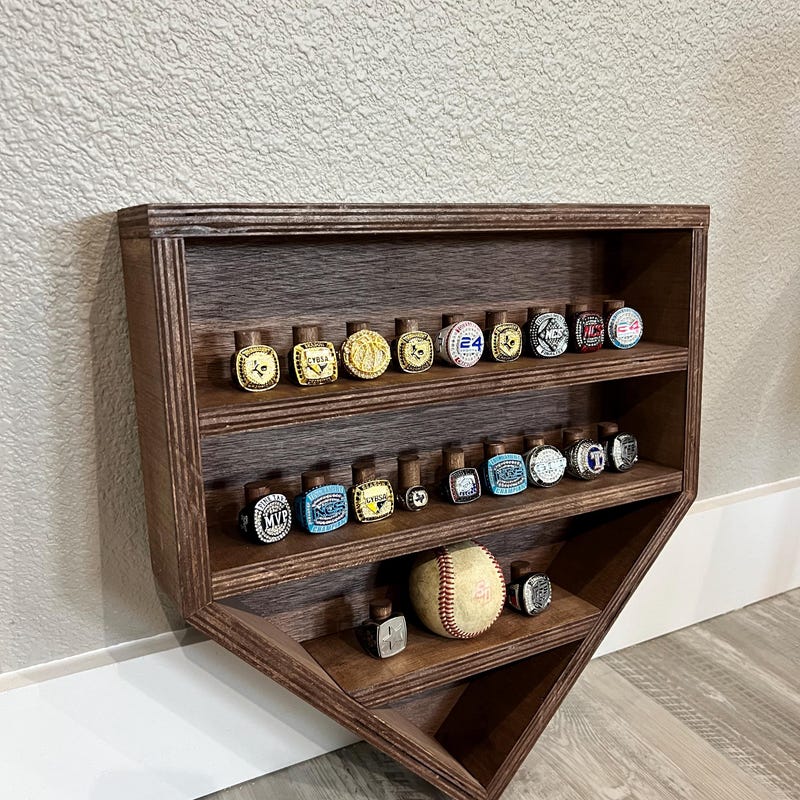 Baseball Ring Display - Etsy