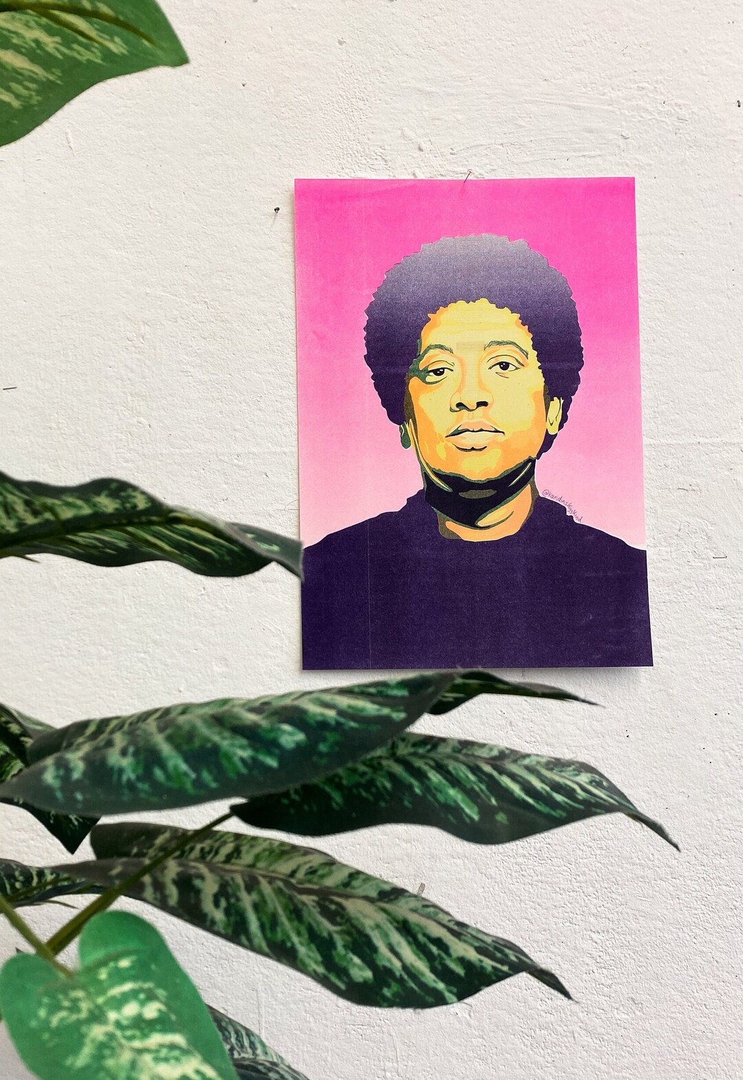 Risograph Print audre Lorde A3 Print Black History Feminist Activist ...