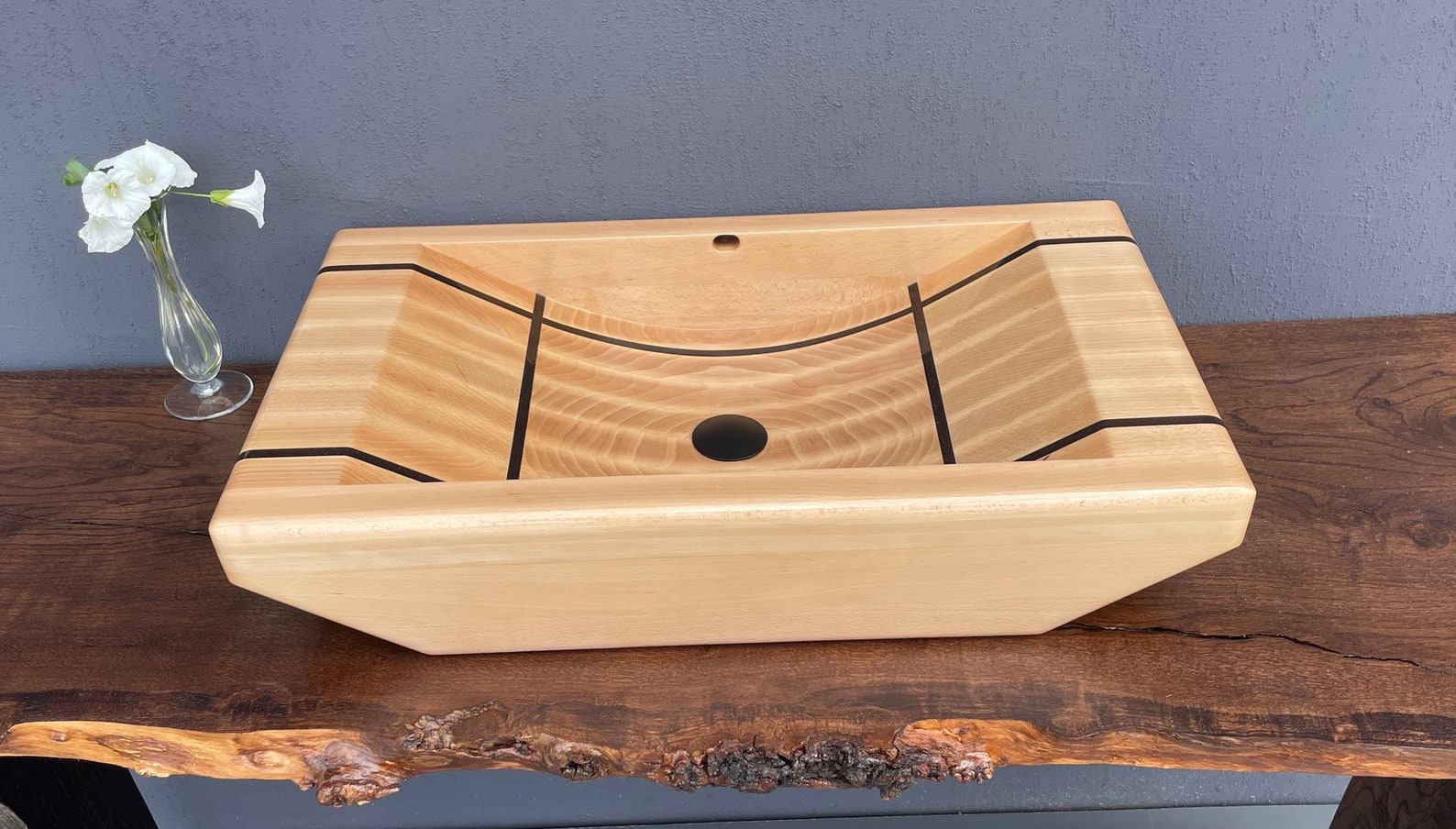 OKTAQUA 002 Handmade Natural Wooden Sink Beech Wood - Etsy