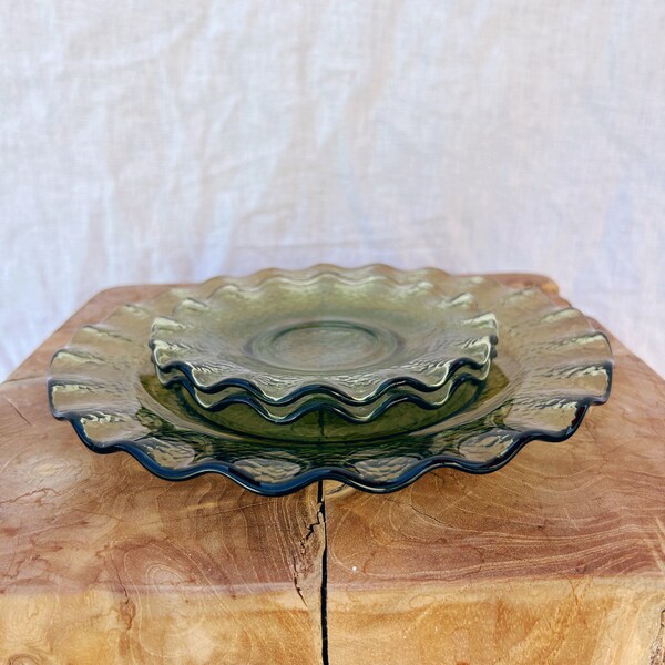 Ruffled Plates - Etsy
