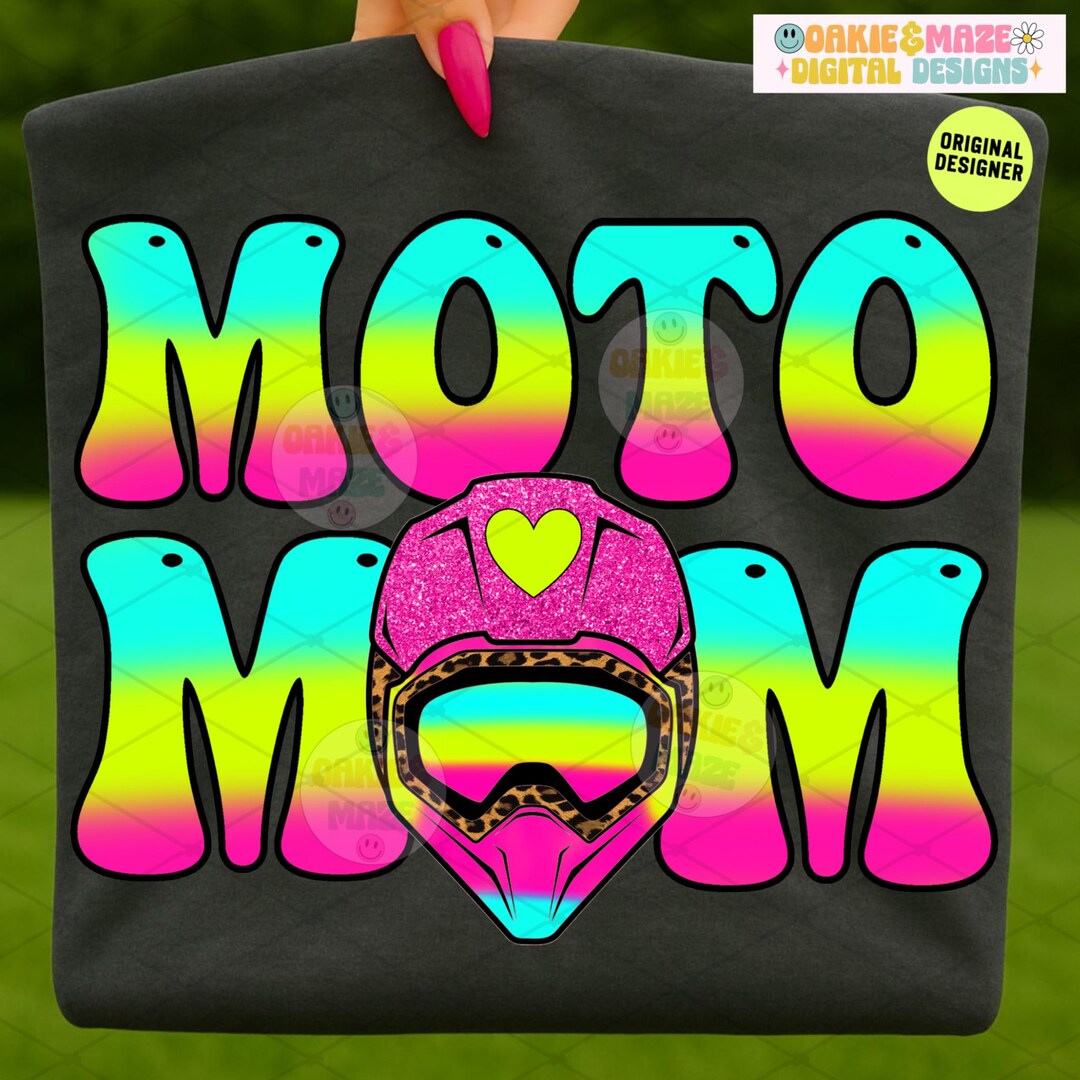 Motocross Mom PNG: Race Day Dirtbike Design, Motocross Mom Png Moto Mom ...