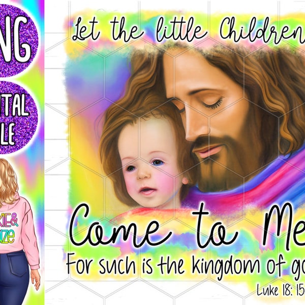 Let the Children Come to Me Art - Etsy