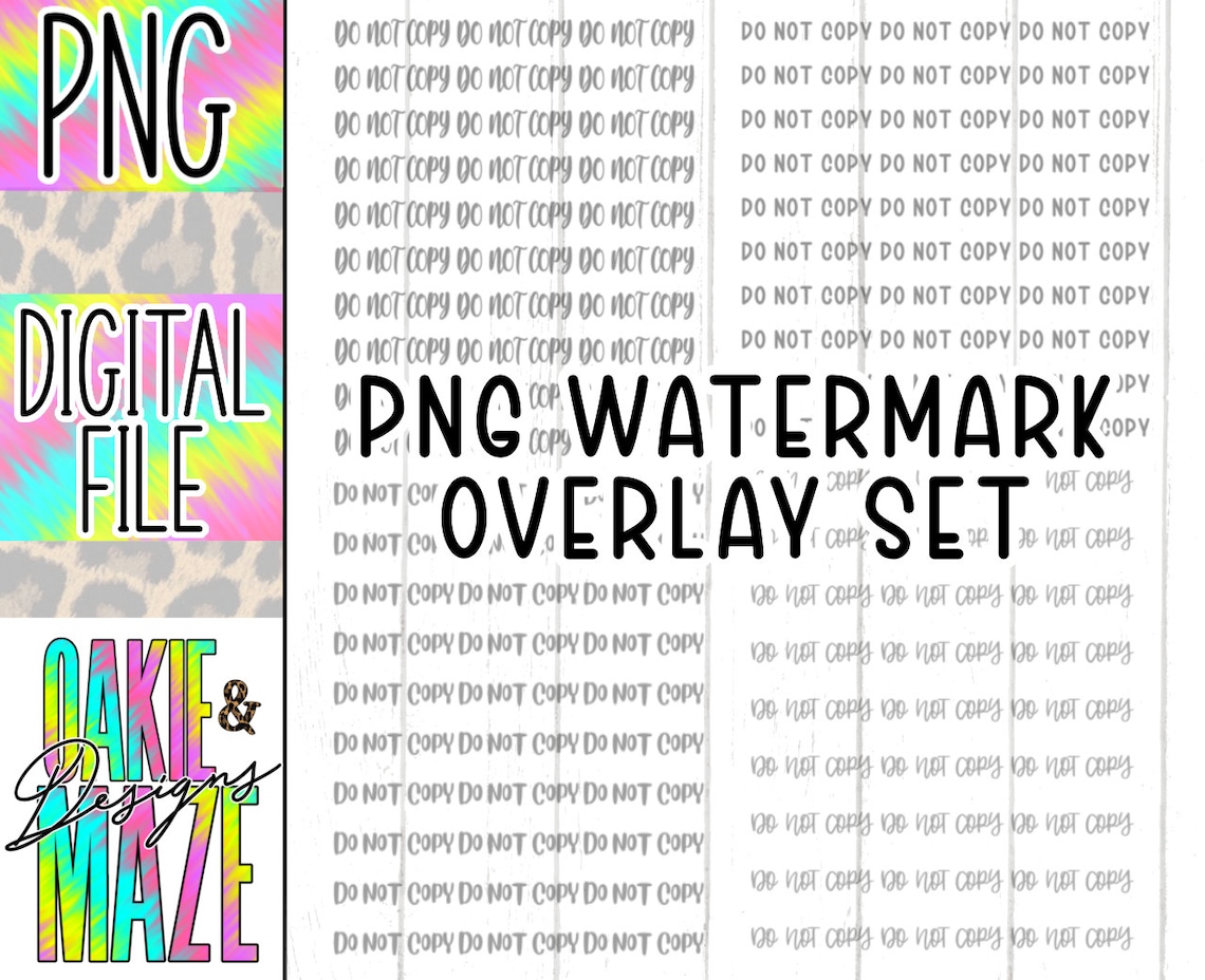 Png Watermark Overlay Transparent Watermark Watermark Png - Etsy