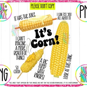 Its Corn Png Corn Png Corn Video Png Corn Kid Png - Etsy