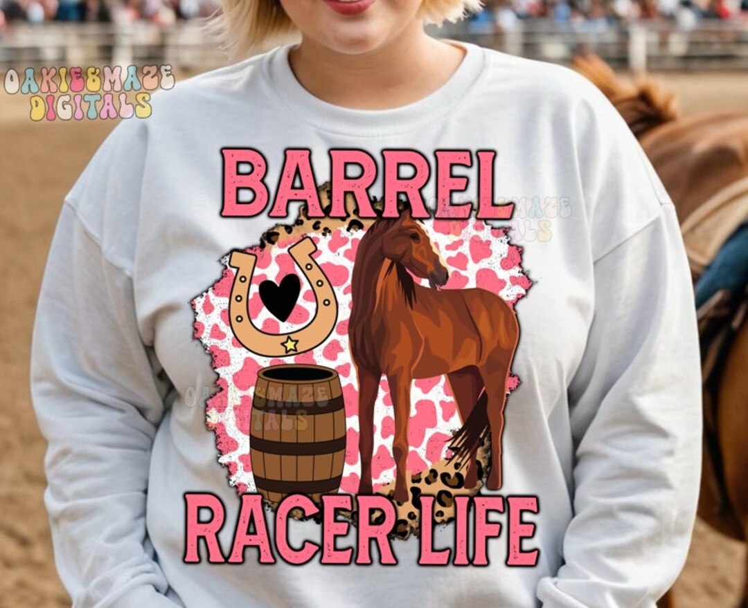 Barrel Racer Racing Horse Rodeo Cute Sublimation Digital Png File ...