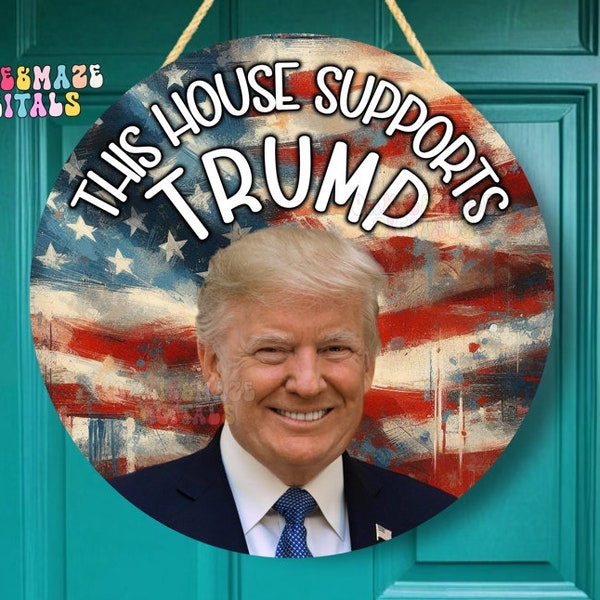 Trump Door Hanger File - Etsy