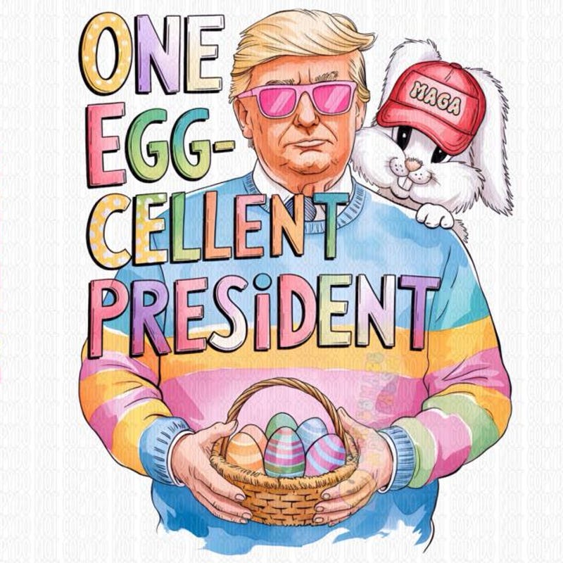 Trump Easter Bunny Egg - Etsy