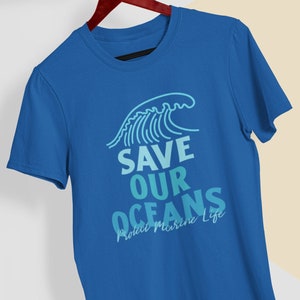 Save Our Oceans T-shirt: Protect Marine Life, Conservation Tee - Etsy UK