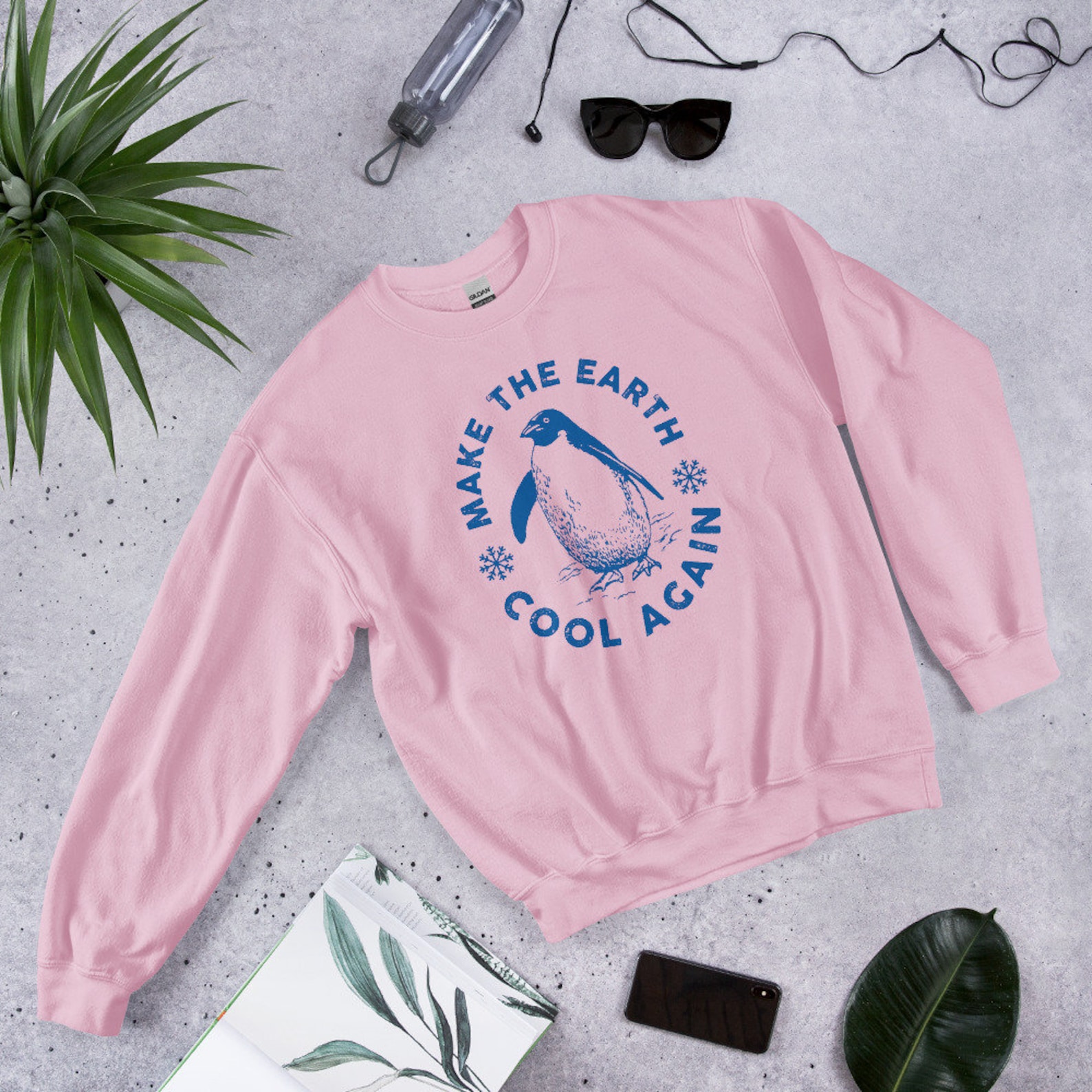Make Earth Cool Again Climate Change Sweatshirt, Stop Global Warming ...