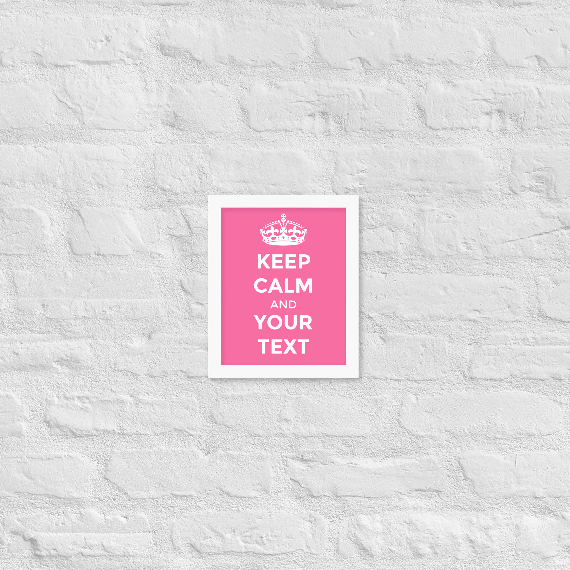 Personalised Keep Calm and Carry on Print | Custom Poster - Etsy