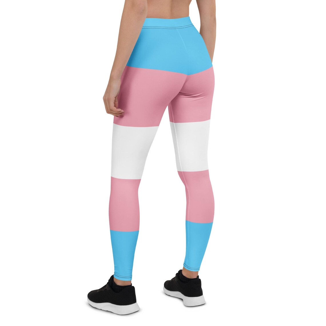 Transgender Pride Leggings | Trans Flag Activewear | LGBTQ+ Workout ...