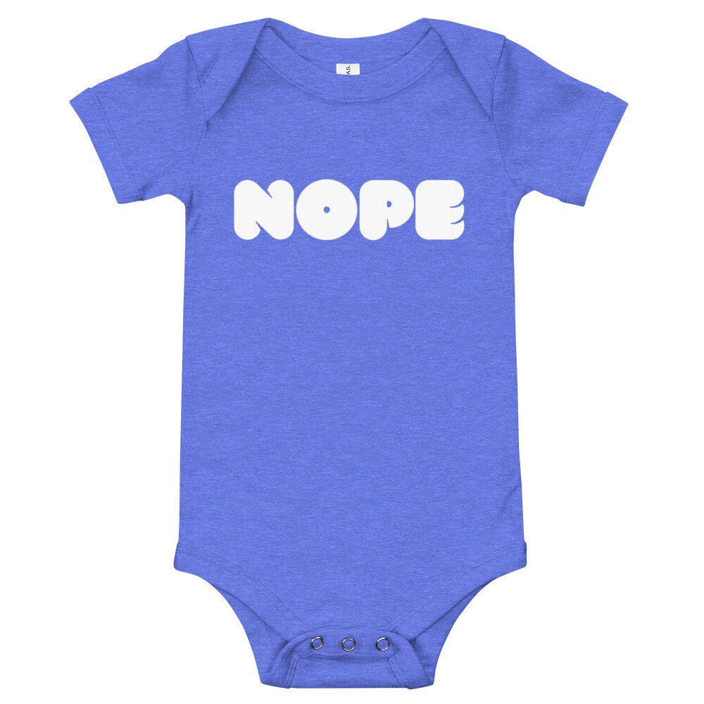 Nope Baby Onesie Hilarious Meme-inspired Baby Bodysuit Perfect Baby ...