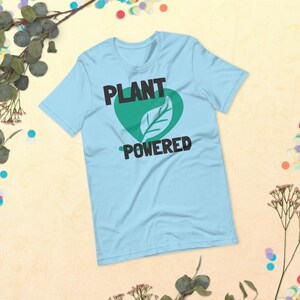 Plant Powered T-shirt Nature-inspired Tee for Eco Warriors and Plant ...