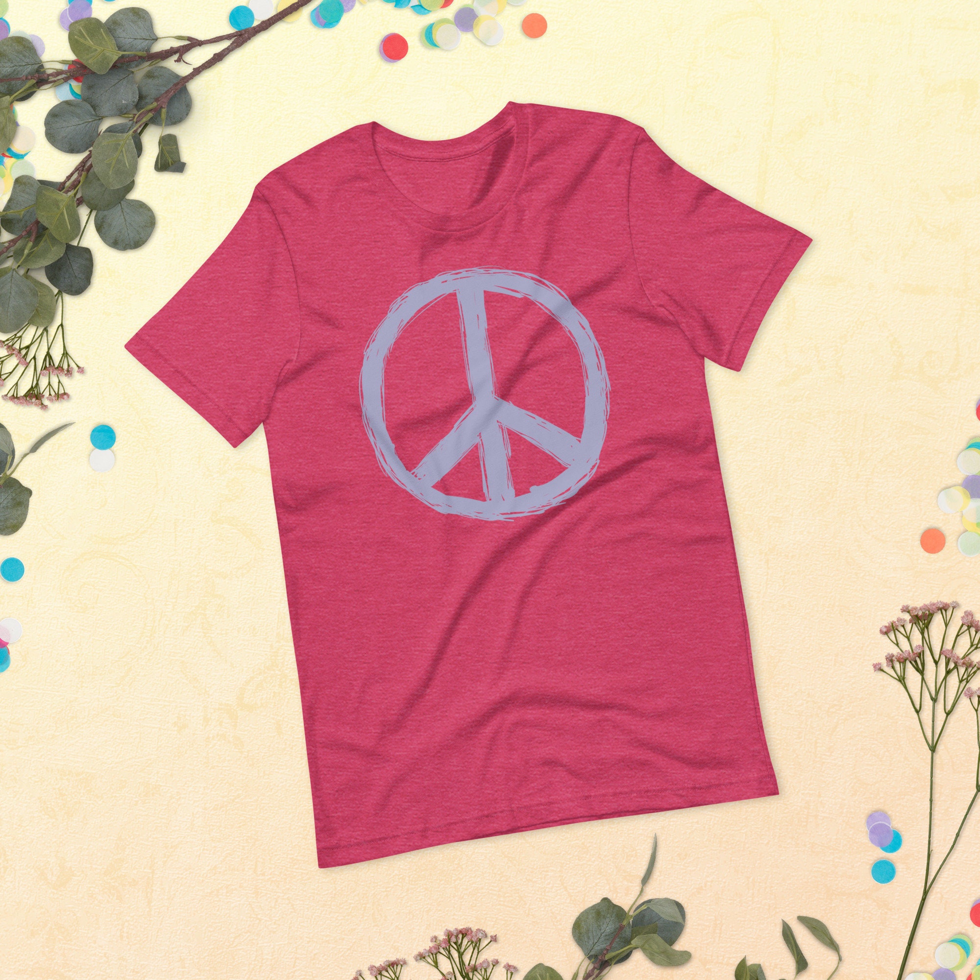 Peace Sign T-shirt | Peace Symbol | Hippie Tee - Etsy