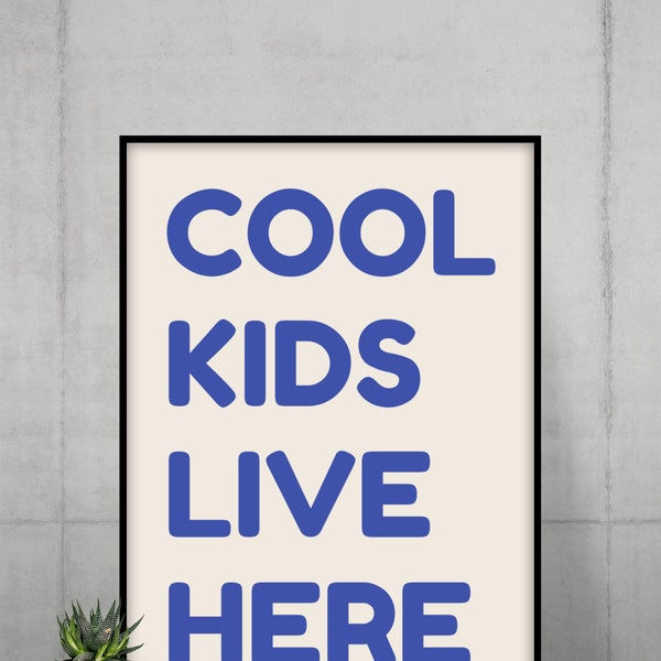 Cool Kids Room Decor - Etsy