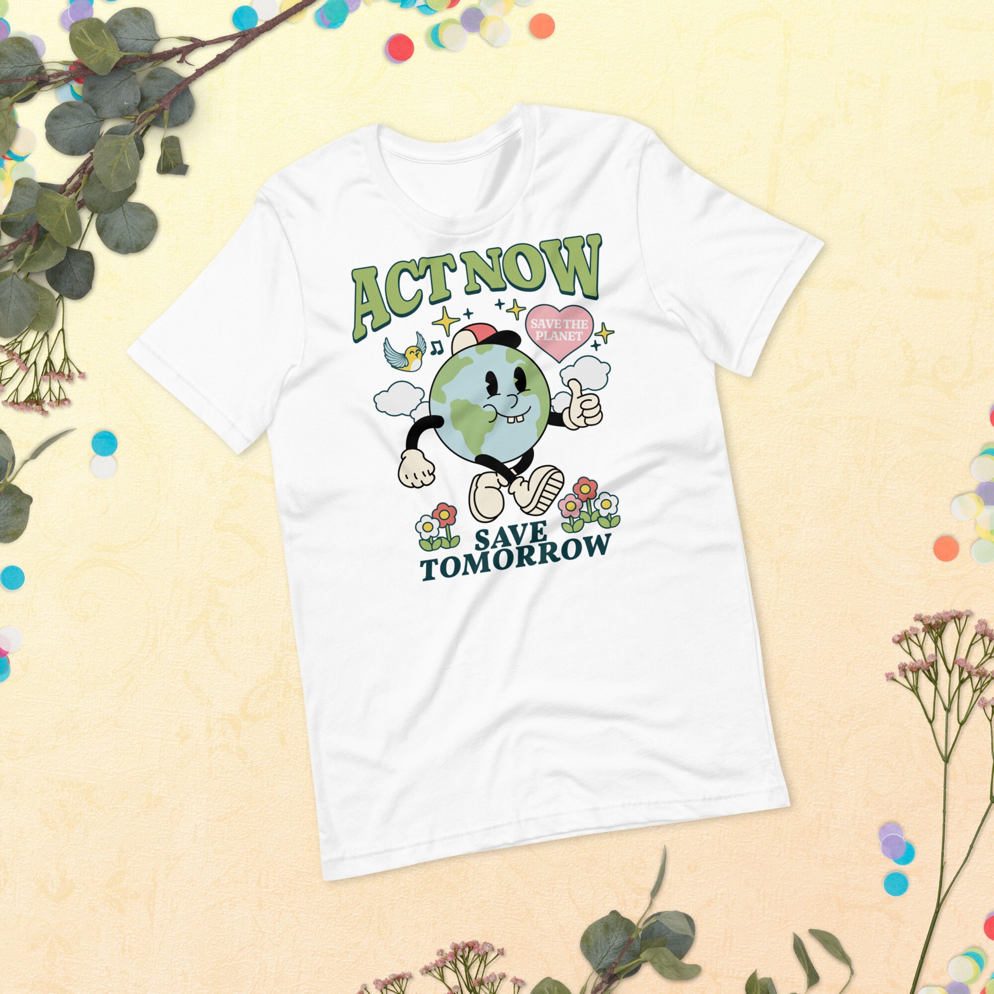 Act Now, Save Tomorrow T-shirt, Climate Change Shirt, Climate Crusader ...