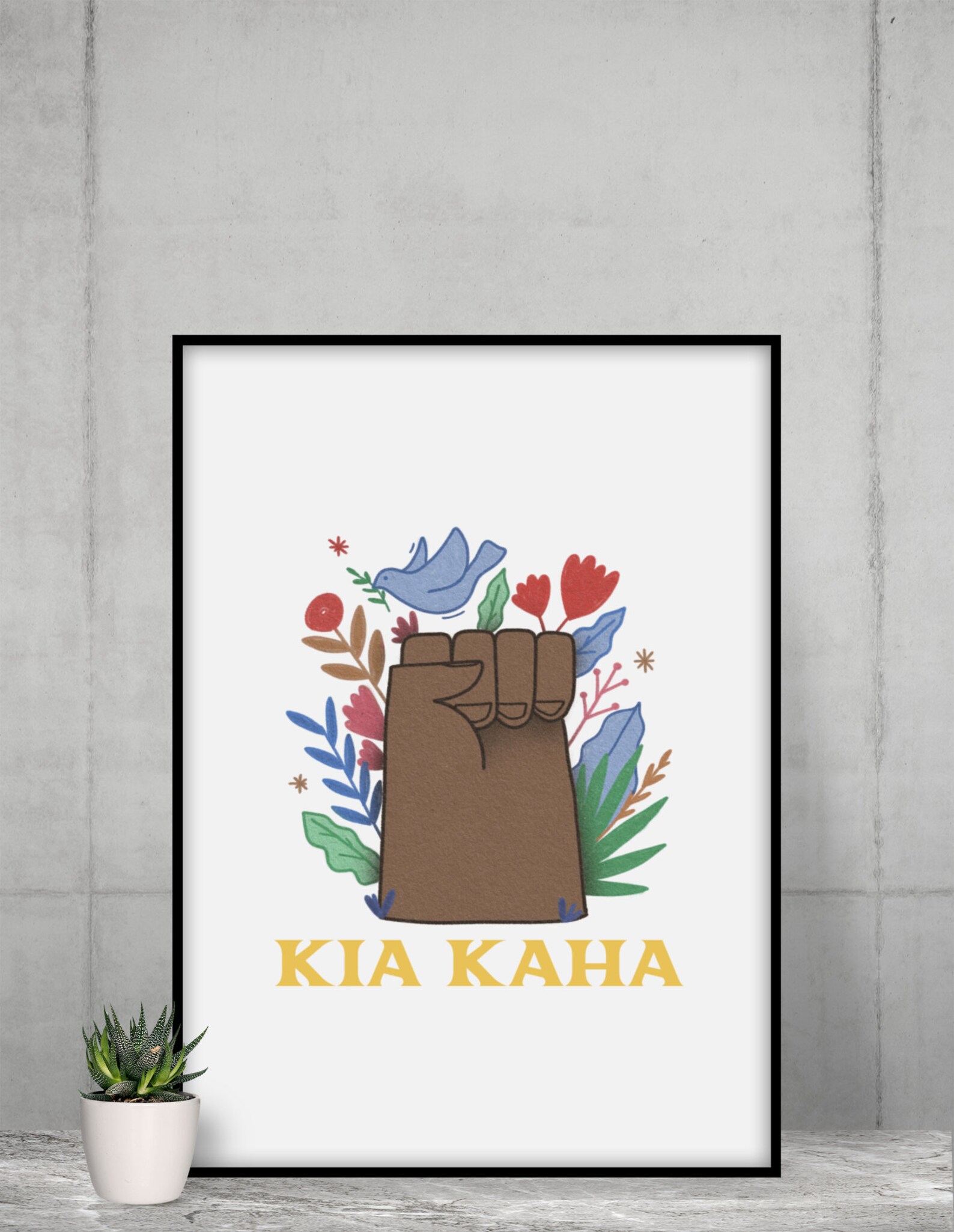 Kia Kaha Te Reo Print | Stay Strong | Maori Saying Poster - Etsy
