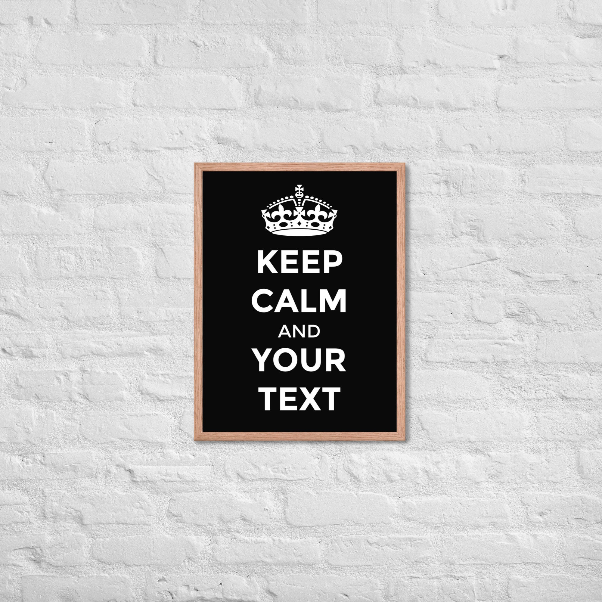 Personalised Keep Calm and Carry on Print | Custom Poster - Etsy