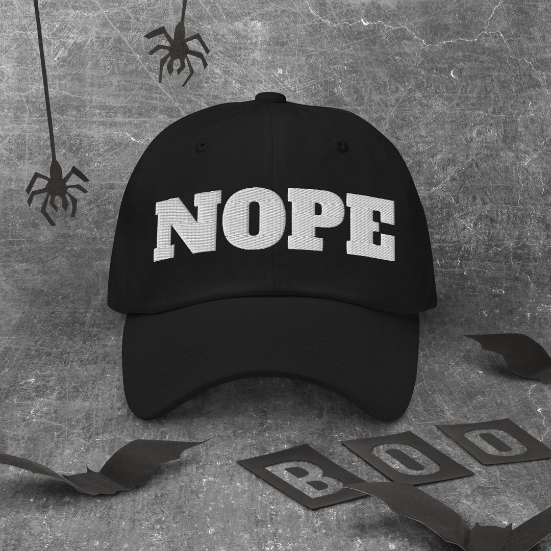 Embroidered Nope Cap Not Today Satan Dad Cap Funny Gift for Friends and ...