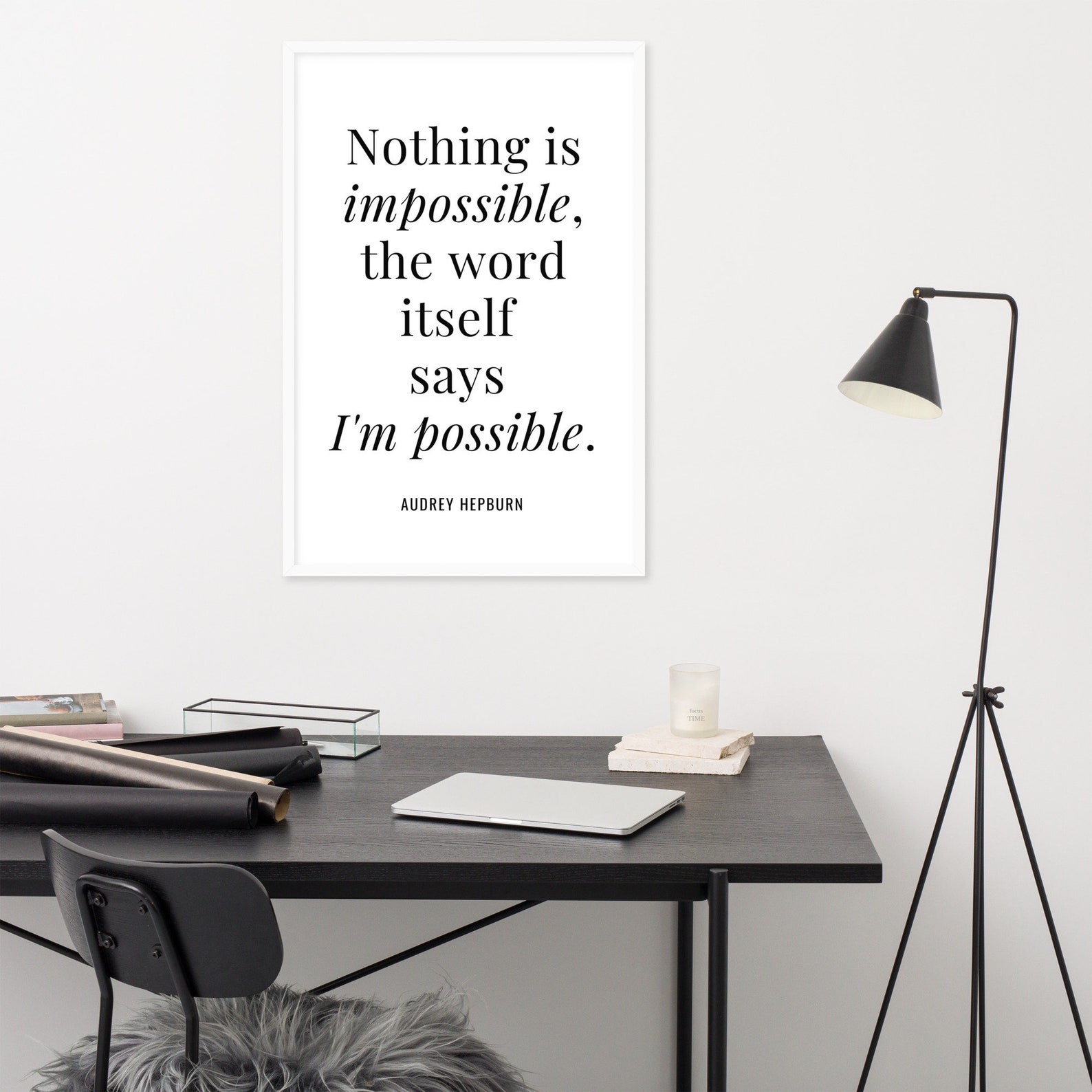 Nothing is Impossible Print | Motivational Posters | Empowerment Quote ...
