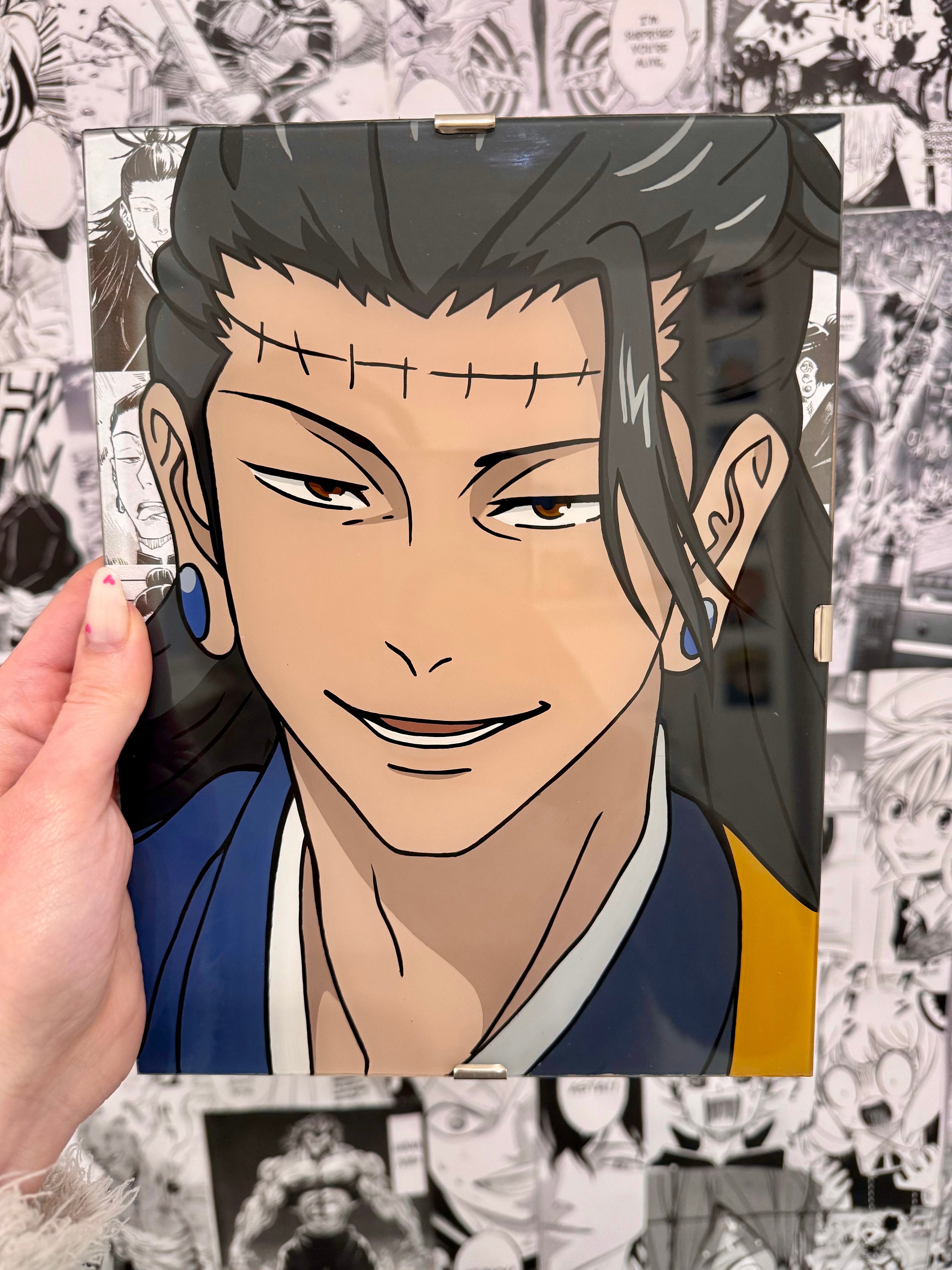 Hand-painted by Suguru Geto - Etsy