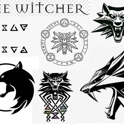 The Witcher SVG Collection 14 Different SVG Files | Etsy