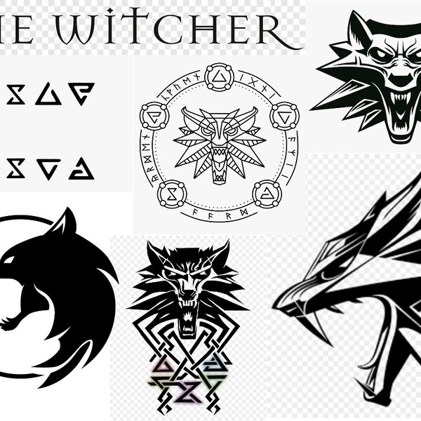 The Witcher SVG Collection 14 Different SVG Files - Etsy