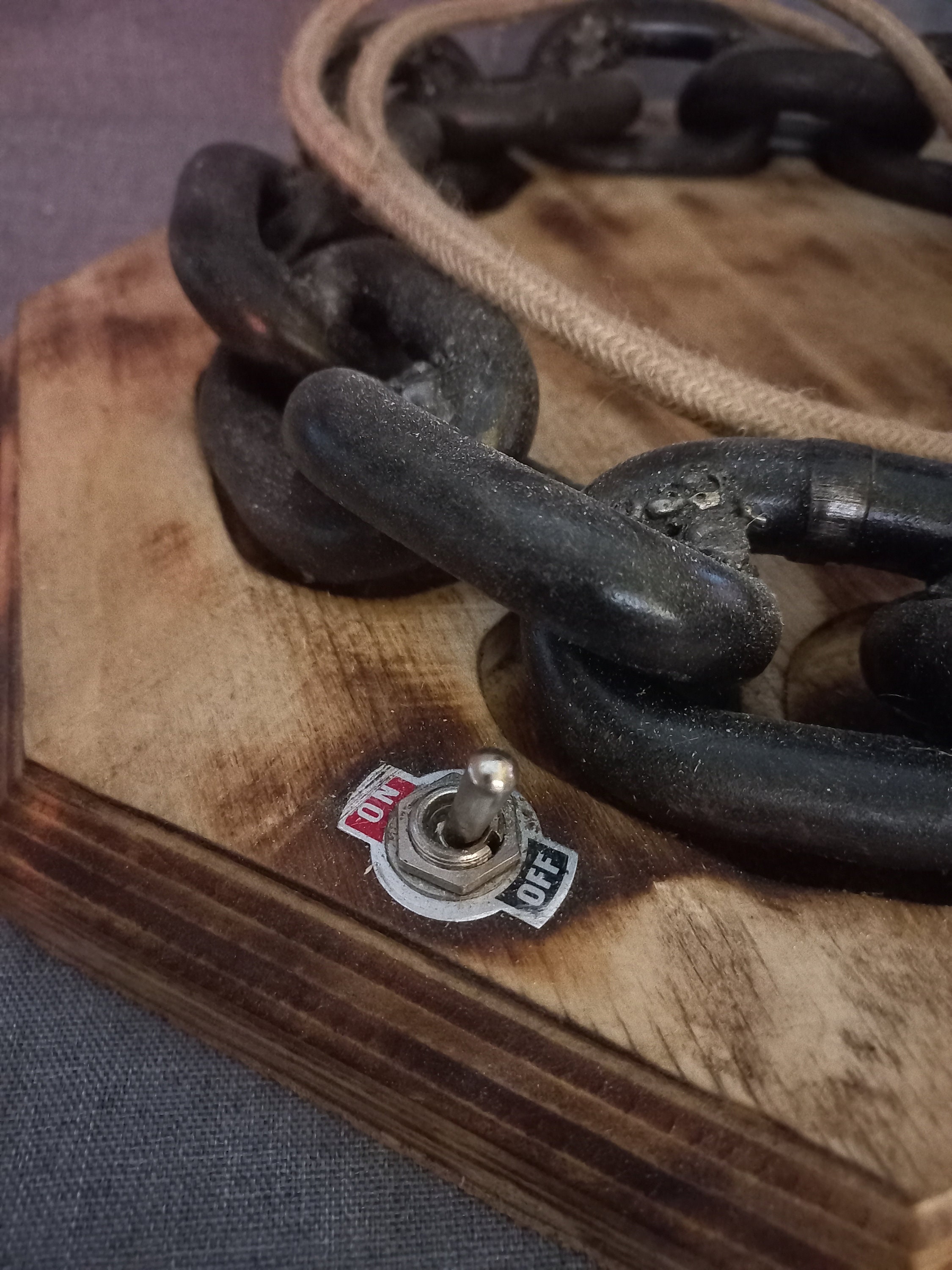 Desk Chain Lamp: Igniting Man Caves With Raw Masculinity and Artistic ...