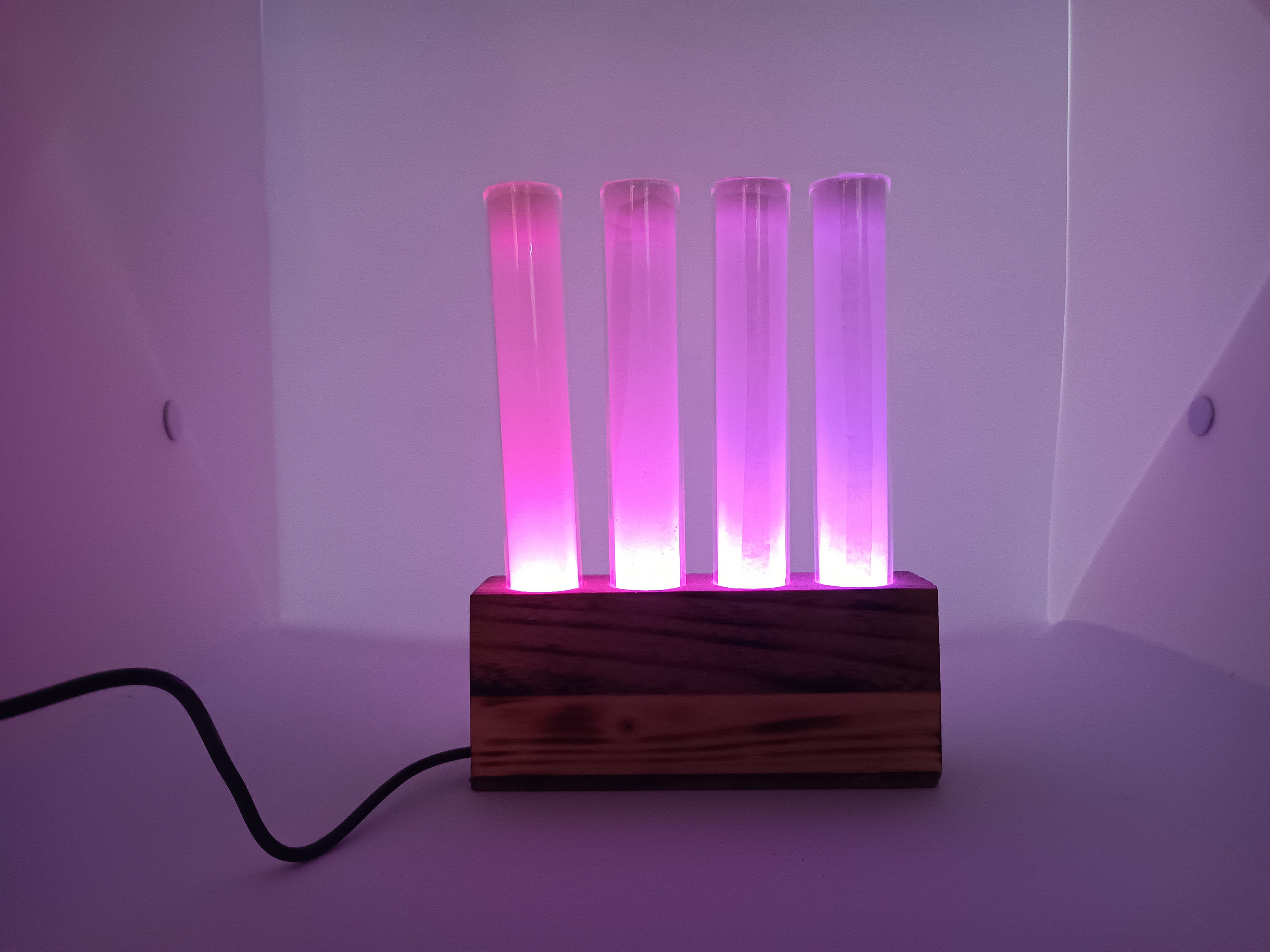 Test Tubes Steampunk / Industrial / Atmosphere Lamp With Rgb Led and ...