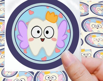 Bluey Tooth Fairy Stickers Outline Svg, Bluey Svg, Cartoon, 57% OFF