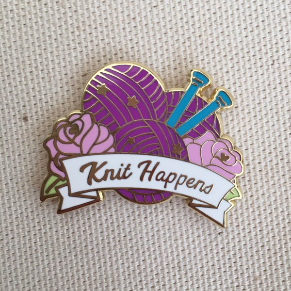 Knitting Brooch - Etsy UK
