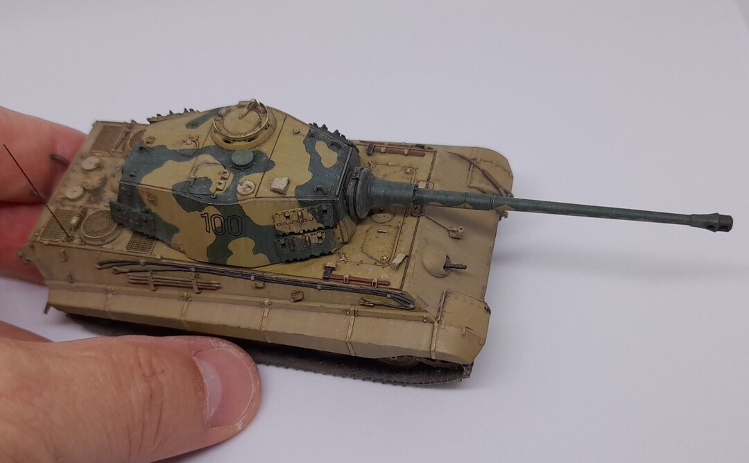 Pro Built German King Tiger königstiger Tank 1/72 Scale Model Kit for ...