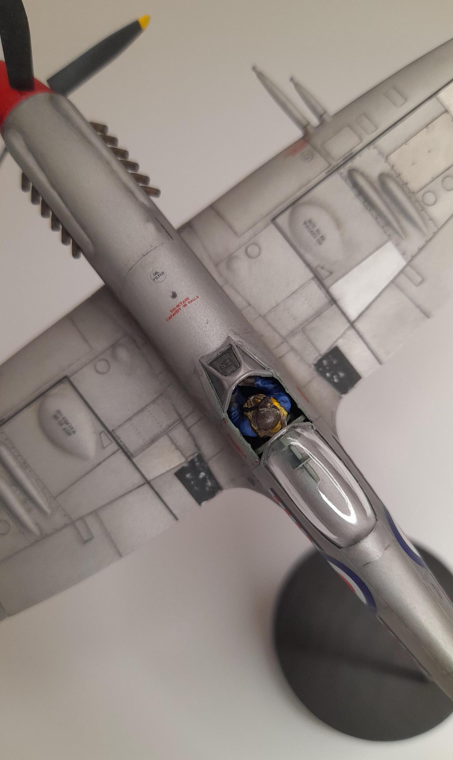 Pro Built Spitfire F Mark 22 British RAF Fighter 1/72 Scale Airfix Model Kit for Collectors - Etsy