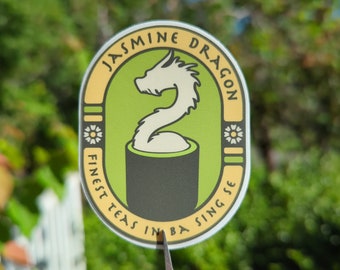 ATLA Sticker Pack 3.5x 3 Matte Vinyl Stickers Jasmine Dragon, Holo ...