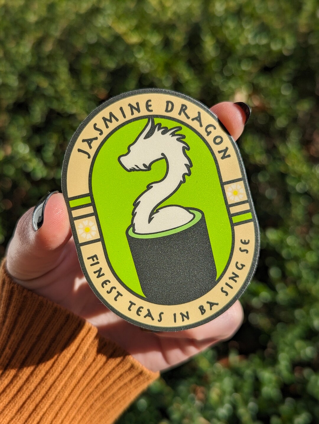 Jasmine Dragon Logo 3 Vinyl Sticker Weatherproof - Etsy Canada