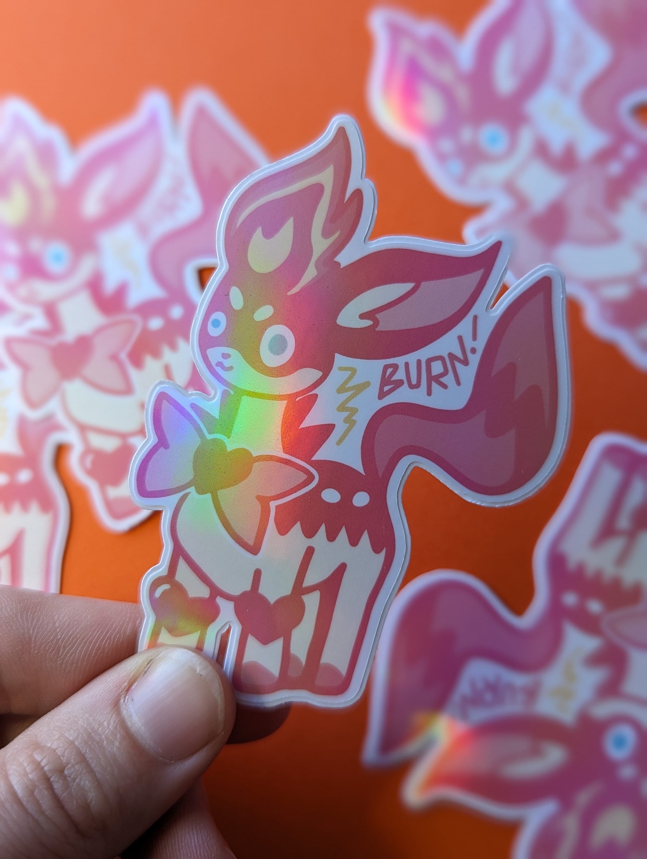 Palworld Chibi Rooby Sticker 3 Holographic Vinyl, Waterproof, Adorable ...