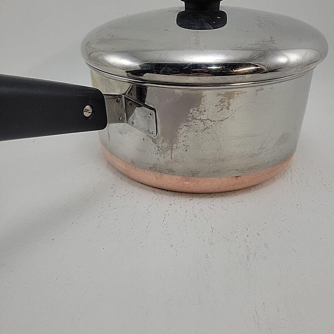Vintage Revere Ware 2 Qt Copper Bottom Sauce Pan W/lid Pre 68, 1801 - Etsy