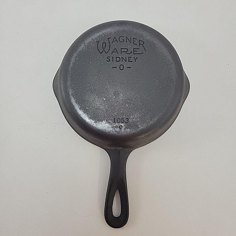 Antique Wagner Ware #3 6-1/2" Cast Iron Fry Pan Sidney -0- 1053 C - Etsy