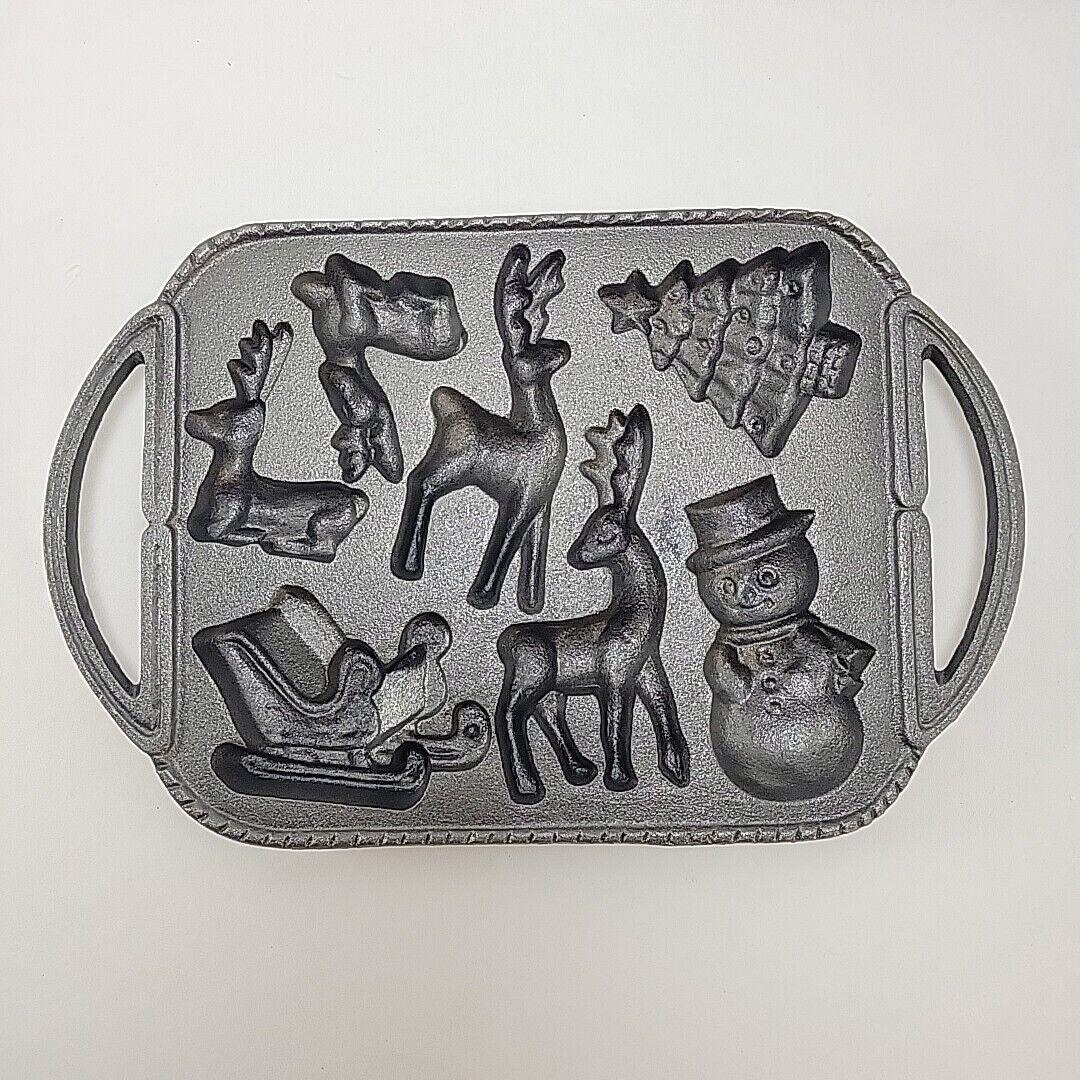 Lillian Vernon Cast Iron Christmas Cookie/candy Mold - Etsy